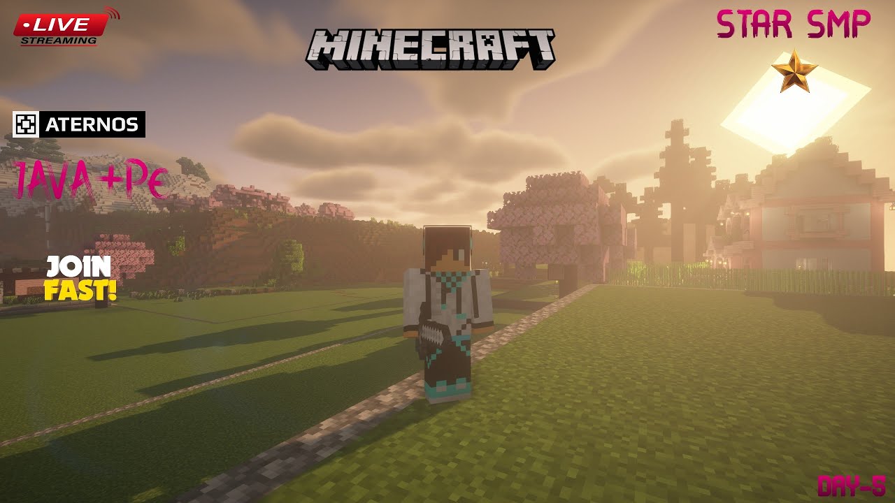 Java+Pe Minecraft RolePlay Server|DAY-5|HINDI LIVE GAMEPLAY| - YouTube