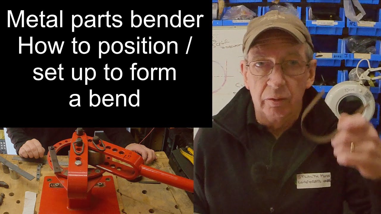 Metal Parts Bender - Bend setup and positioning Clarke CCB1B, Harbor ...