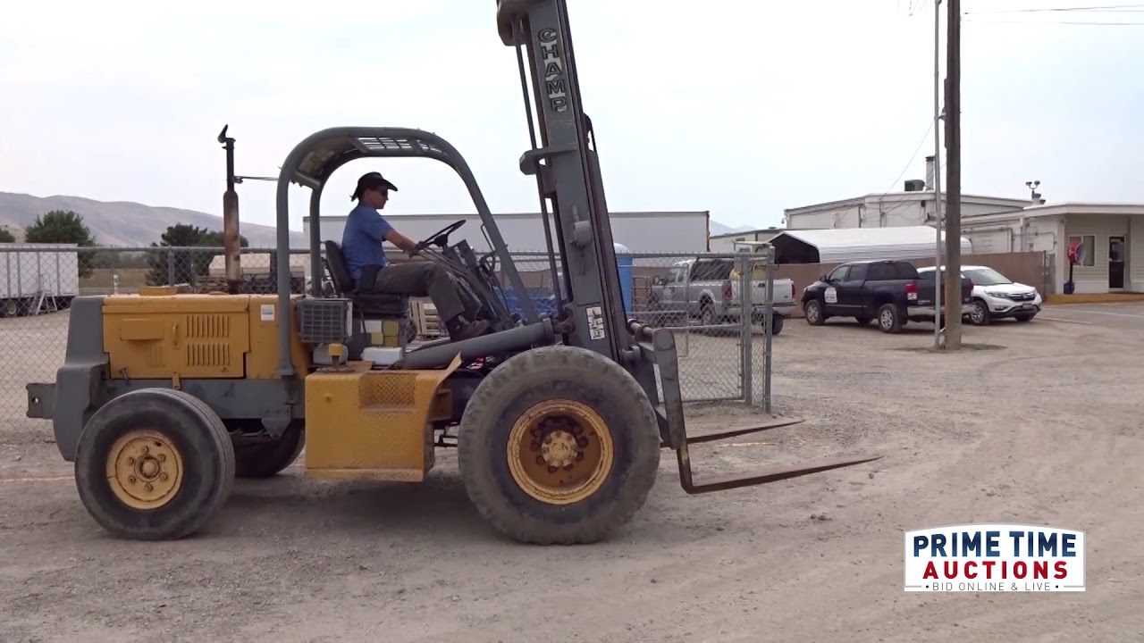 Champ 350-80 Diesel 8000 LB Forklift - YouTube