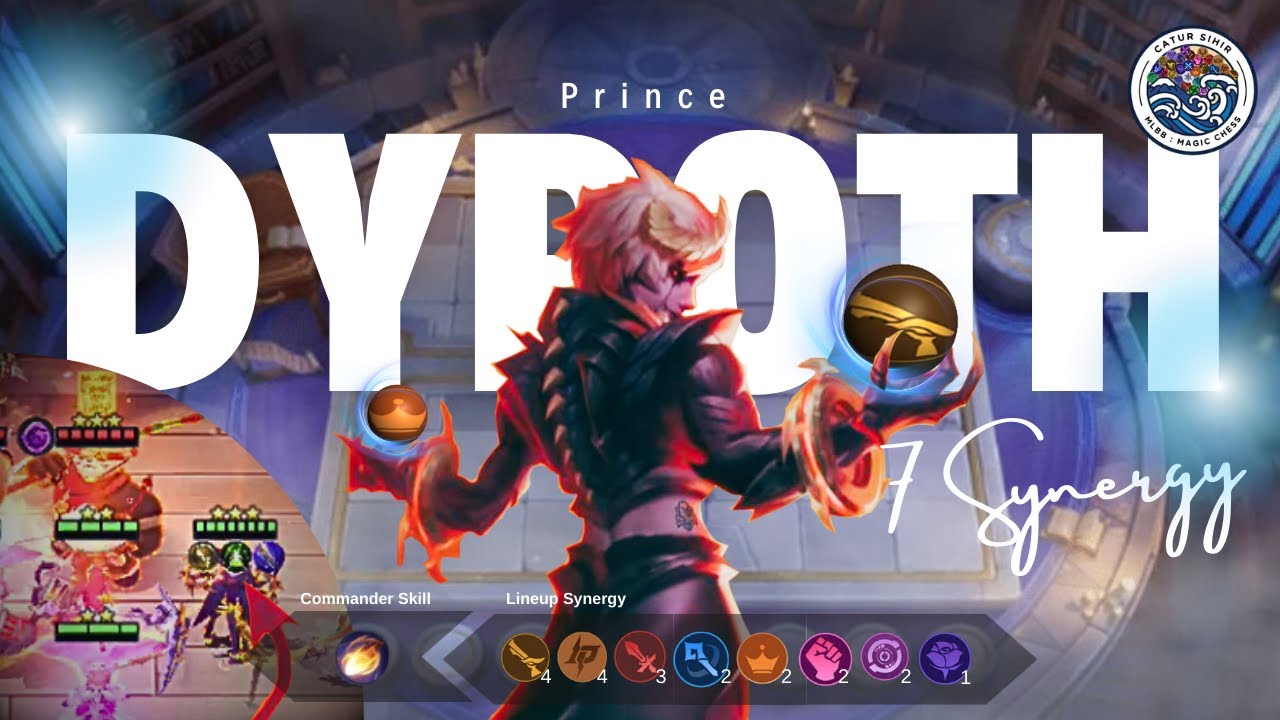 MLBB : MAGIC CHESS PRINCE DYROTH Gunner Synergy Damage GILA!!! Fast ...