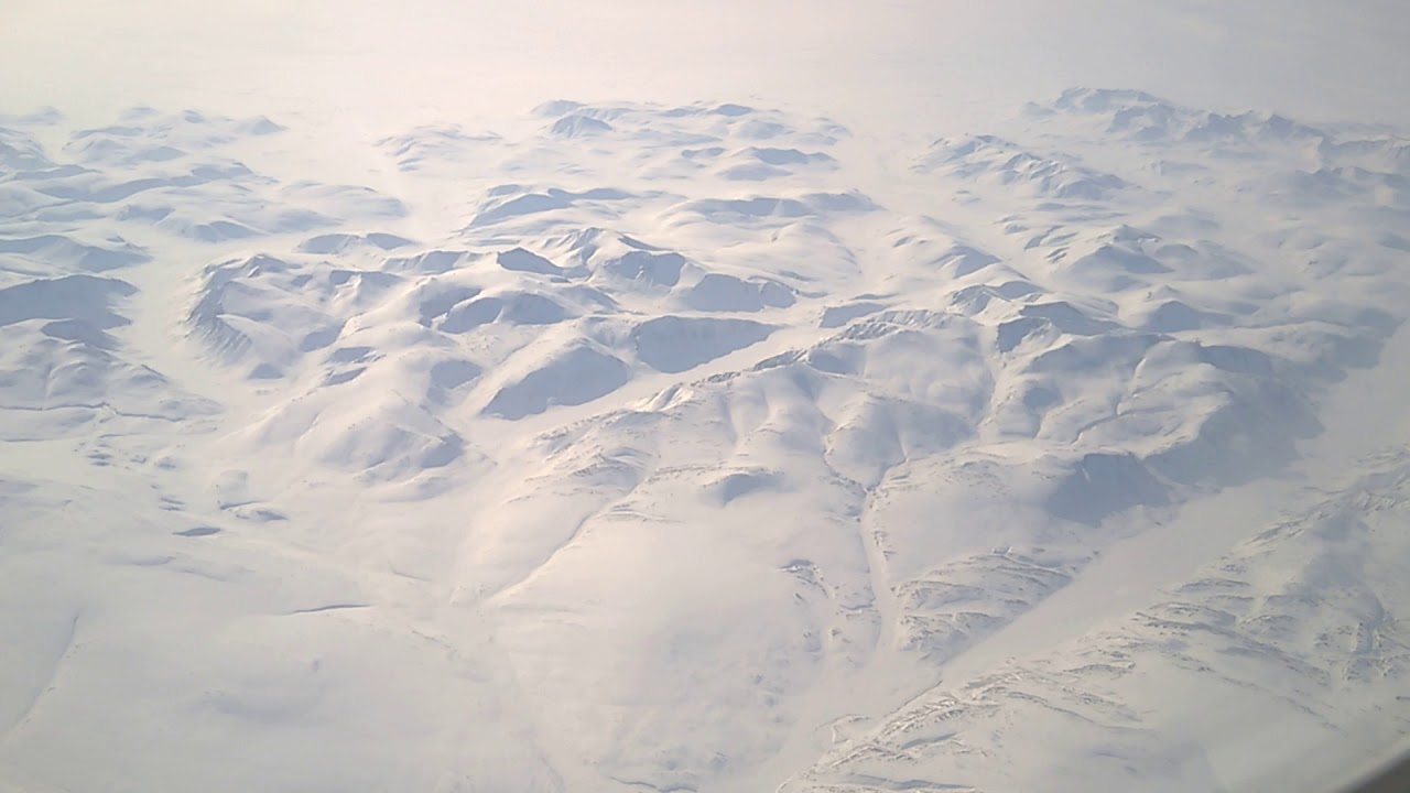 Flying over North Pole - Dubai to Seattle flight - YouTube