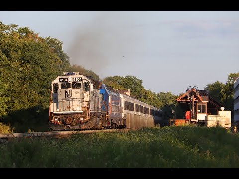 NJ Transit Trains on the Raritan Valley Line in New Jersey from 2024 ...