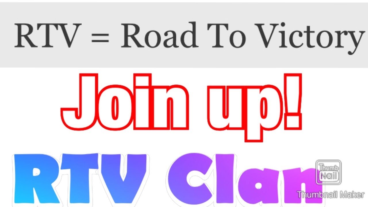 I decided to make a new clan! RTV Clan! Introducing RTV Hero 13 and RTV ...