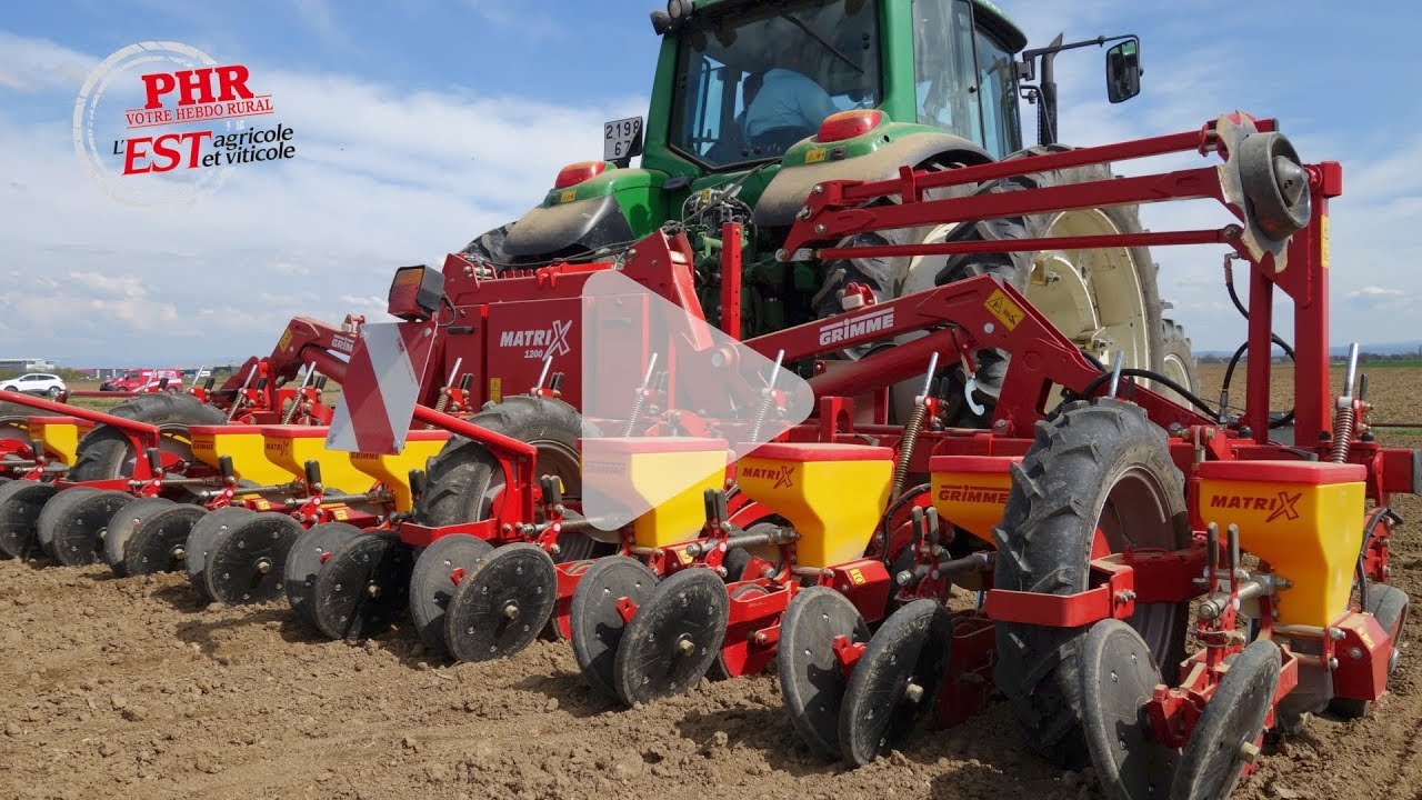 Le semoir à betteraves Grimme Matrix 1200 - YouTube