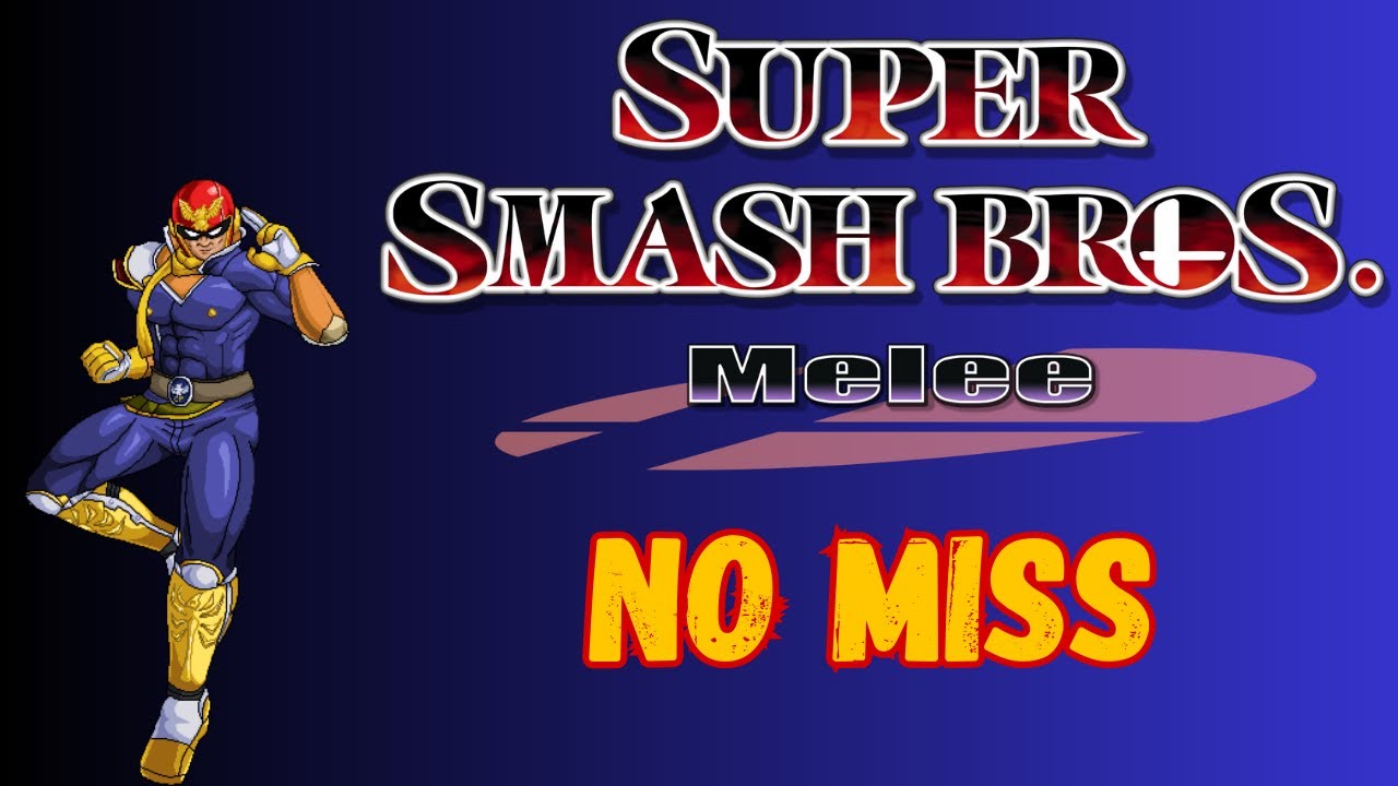 Super Smash Bros Melee (HD) - Captain Falcon No Miss - YouTube