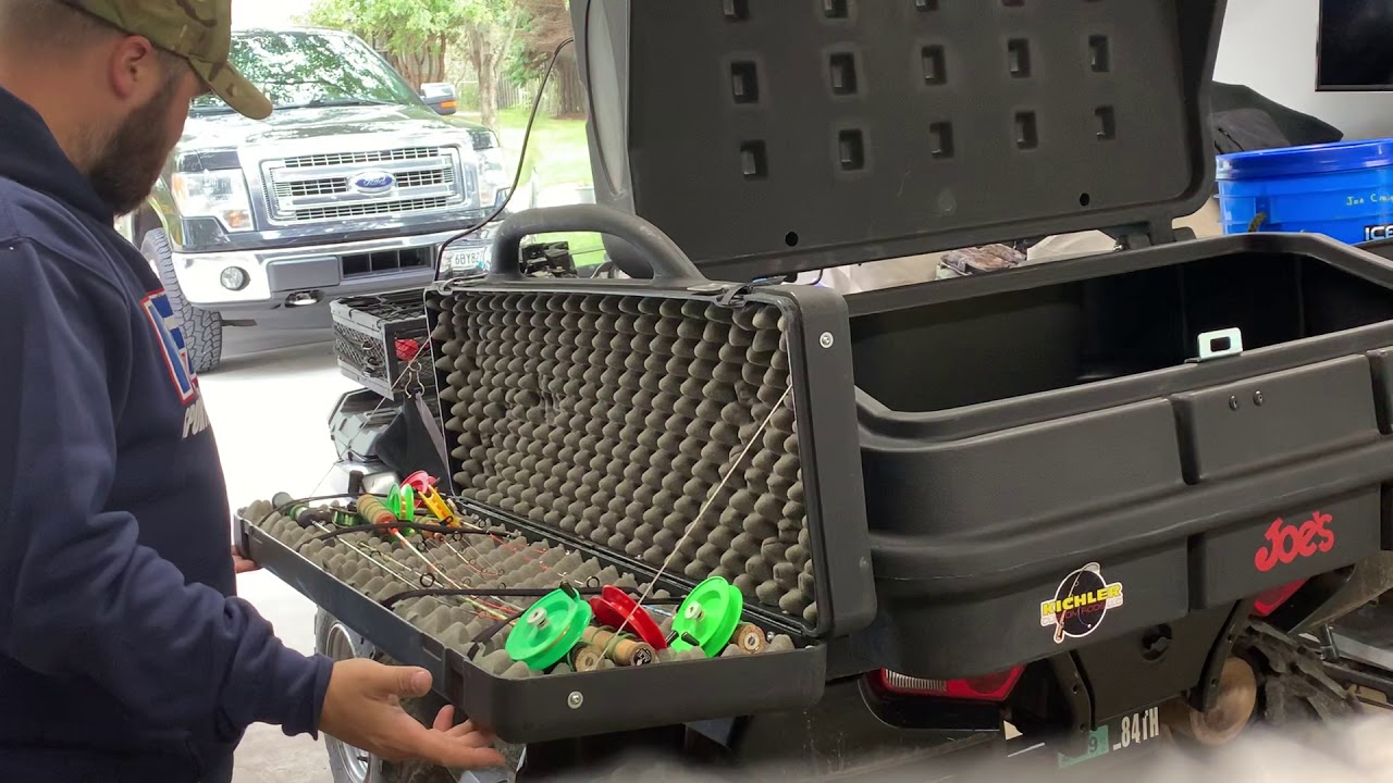 Ice fishing rod case mod - YouTube