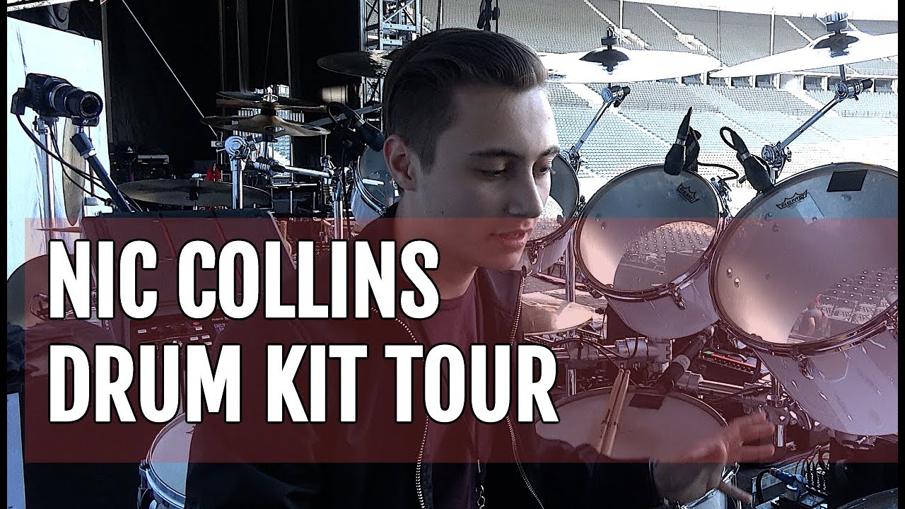 Nic Collins presents his drum kit on Phil Collins' 'Still Not Dead Yet ...