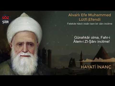 ALVARLI EFE   İNCİTME   HAYATİ İNANÇ ŞİİR