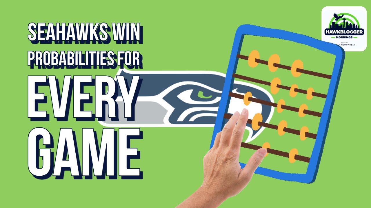 Seahawks Win Probabilities For Every 2024 Game - YouTube