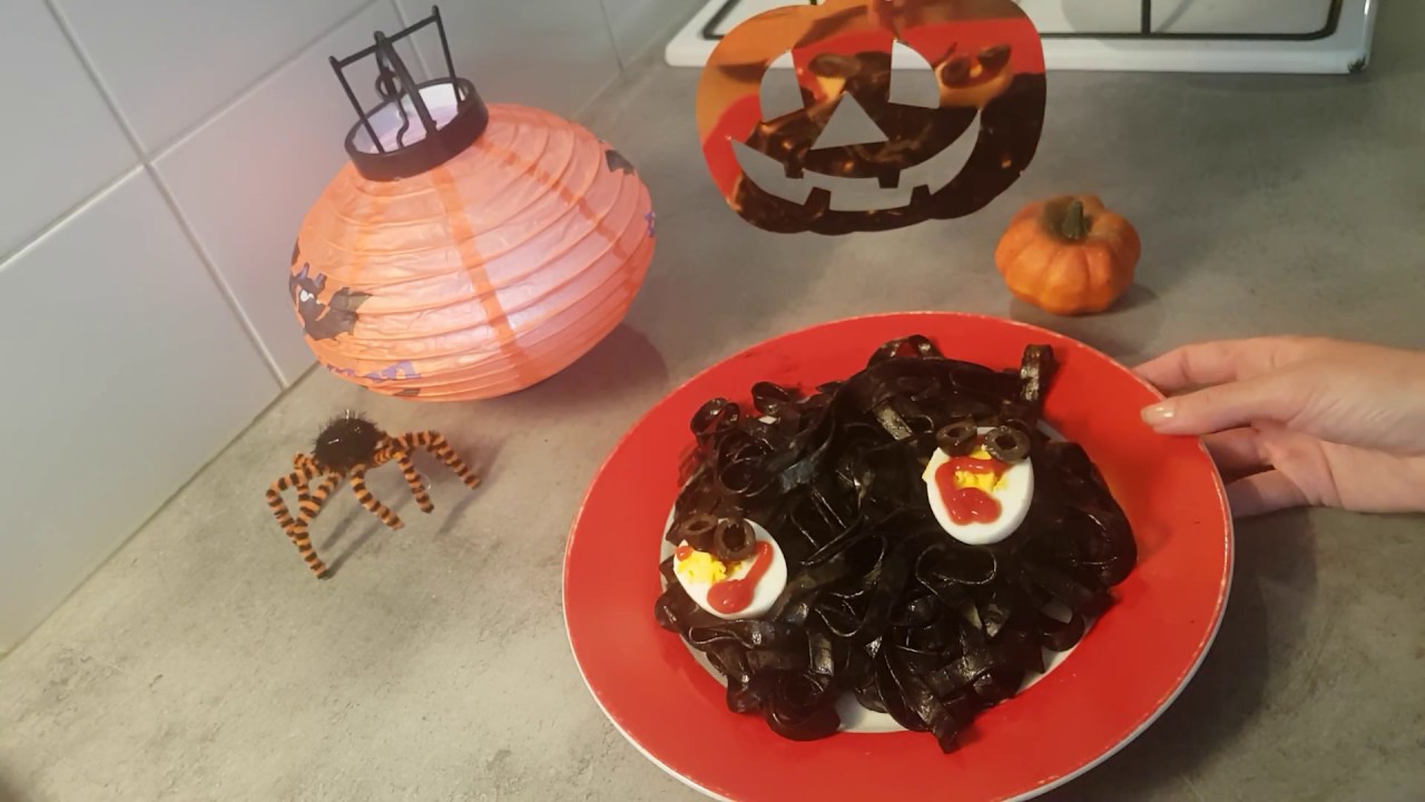 REPAS D 'HALLOWEEN TRES SIMPLE ET RAPIDE - YouTube