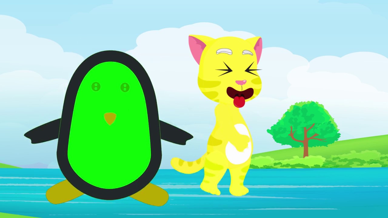 LEARN COLOR with YELLOW talking TOM cat - YouTube