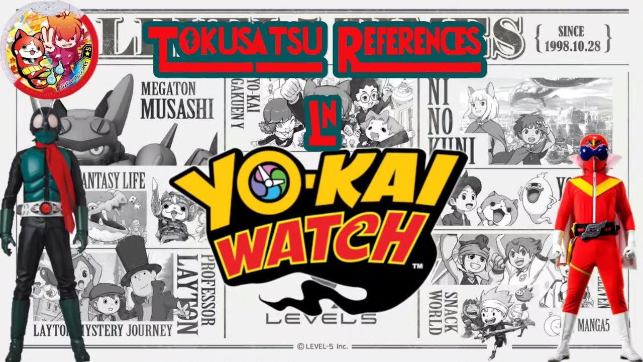 Tokusatsu Refences in Yo-Kai Watch - YouTube