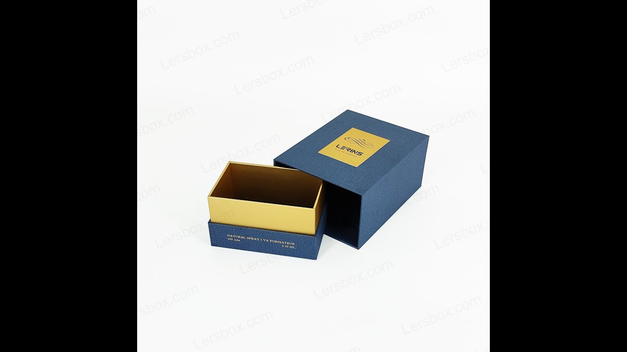 Rigid box Chinese manufacturer Perfume packaging Hot stamping Embossing ...