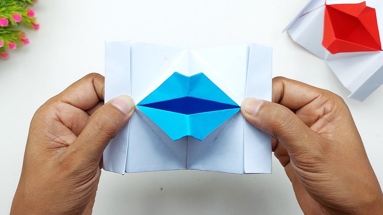 DIY Paper Lips Making 💋 How to Make Paper Lips👄 Easy Paper Crafts - YouTube