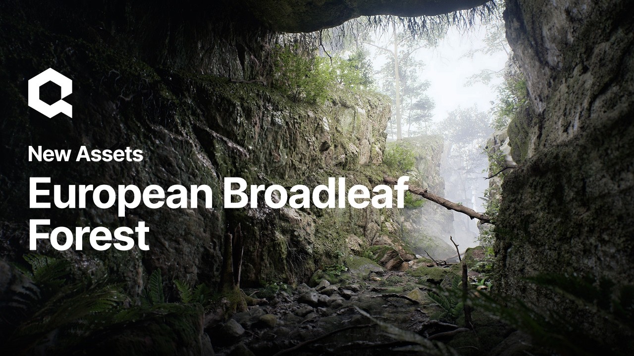 European Broadleaf Forest by Quixel Megascans - YouTube