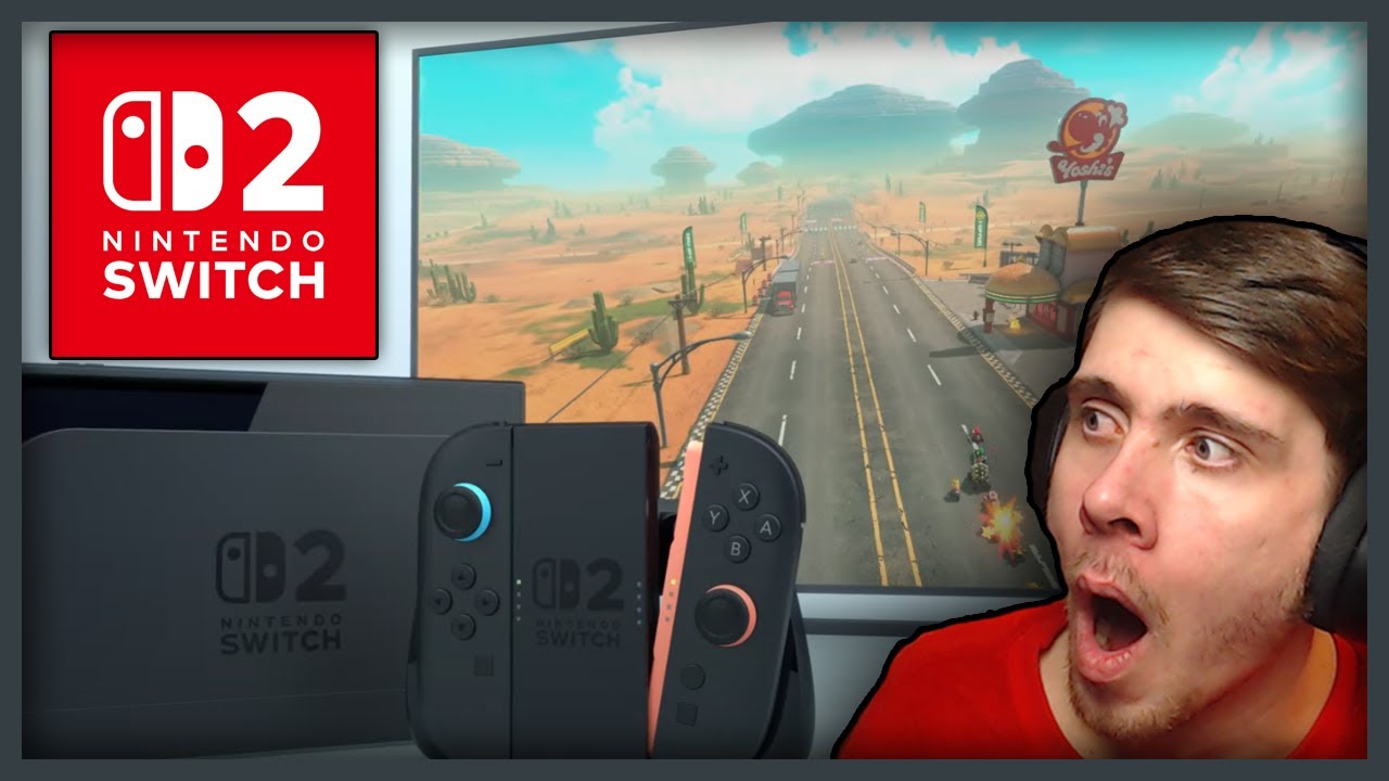 SWITCH 2 IS HEREEE | Nintendo Switch 2 Initial Reveal Reaction - YouTube