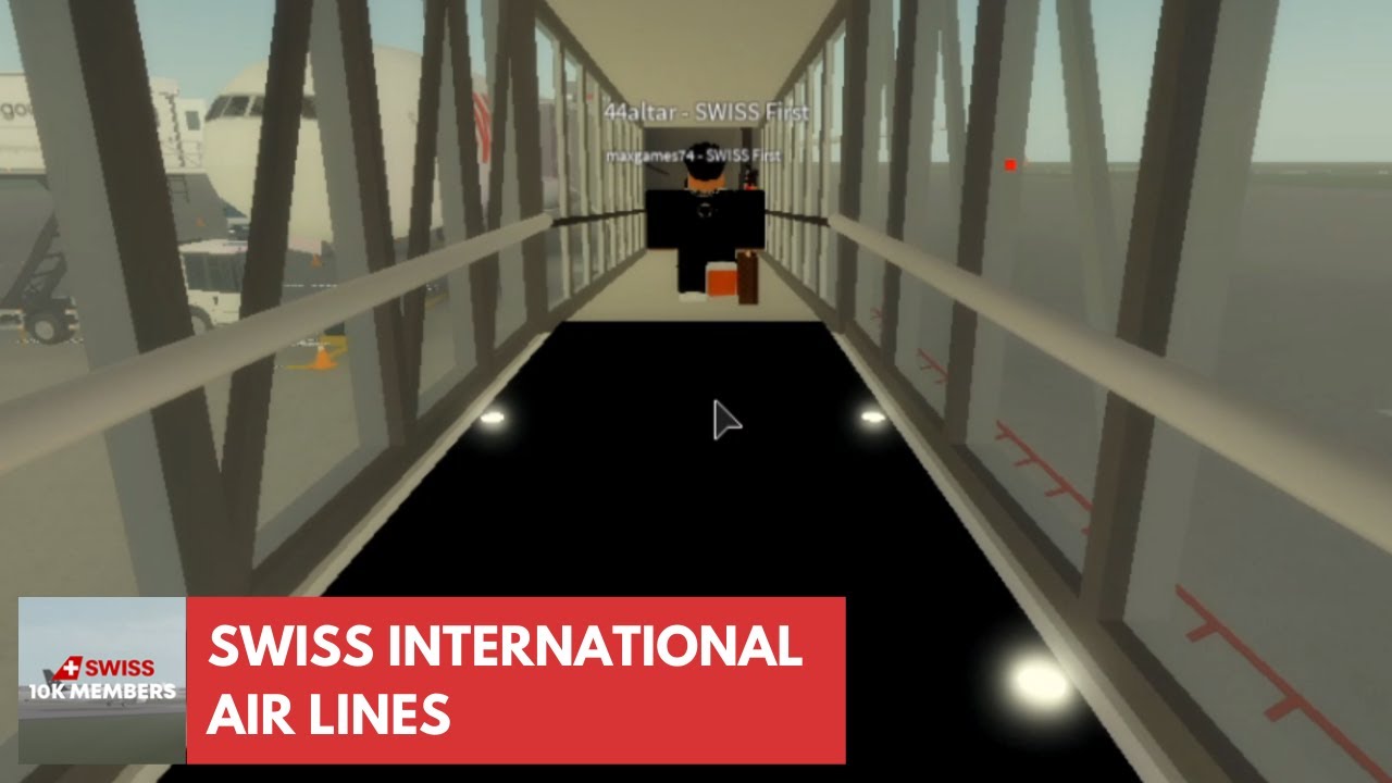 ️ ROBLOX | Swiss International Airlines | B777 Flight (First Class ...