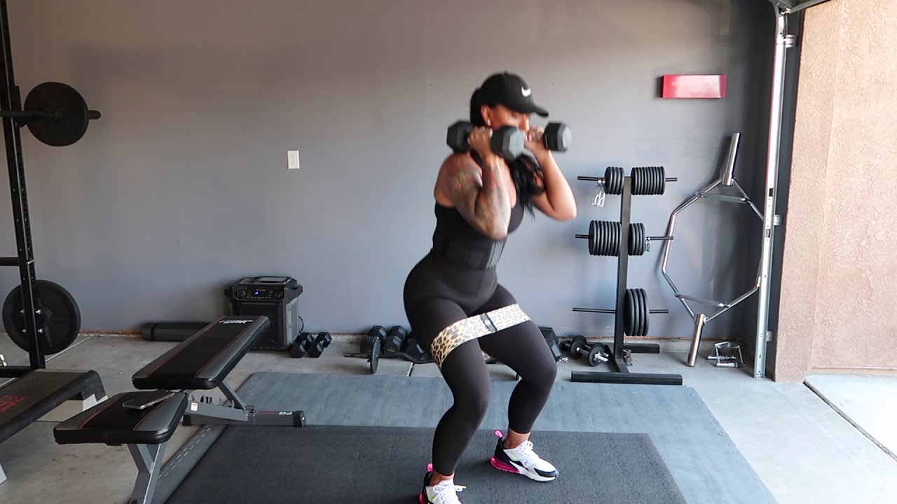 DB squat - YouTube