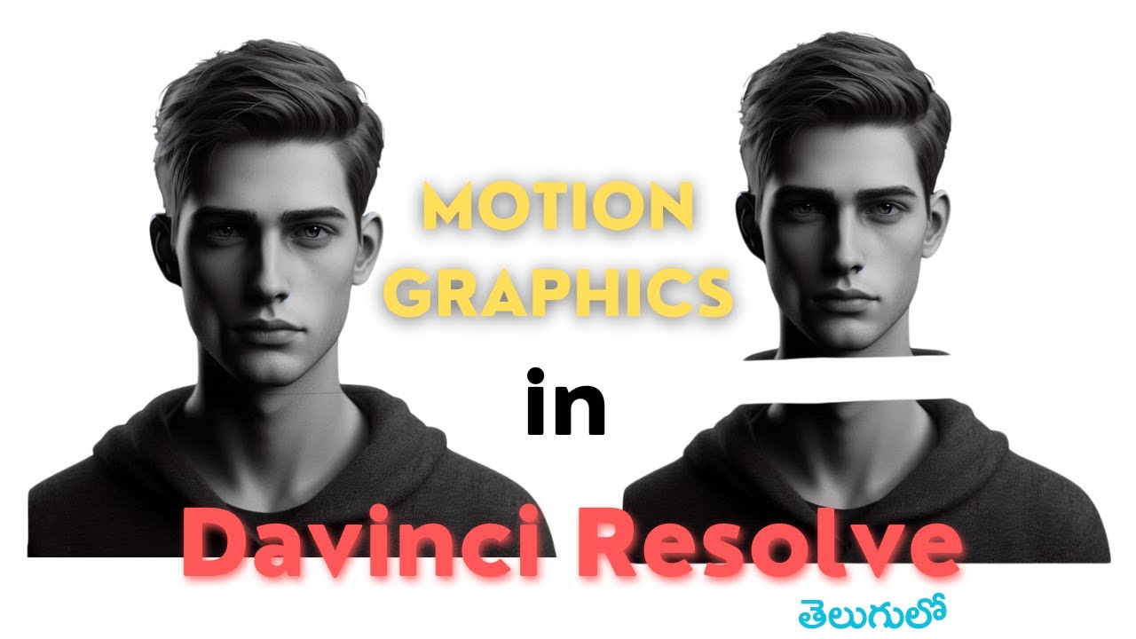 Motion Graphics Class 1 || Head cut animation in Davinci Resolve ...
