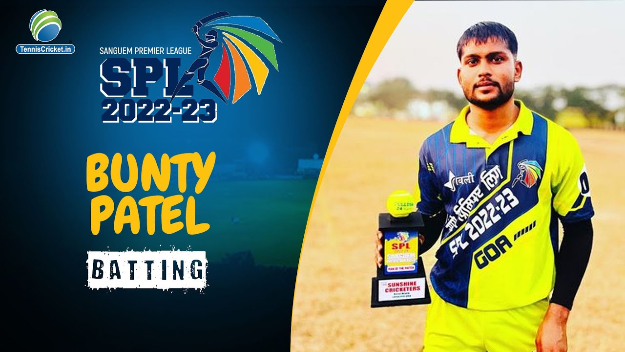 Bunty Patel Batting | Spl 2022-23 Sanguem - YouTube
