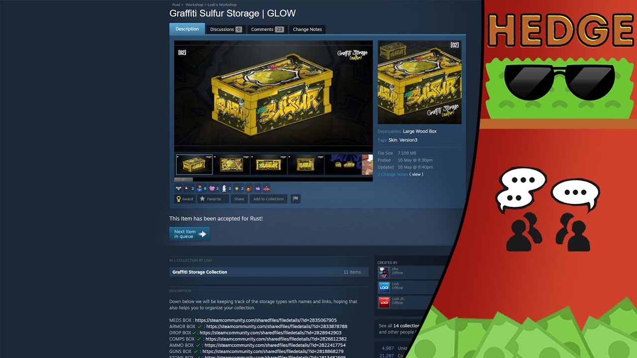 Graffiti Storage Progression Part 1: A New Storage Collection (May 19 ...