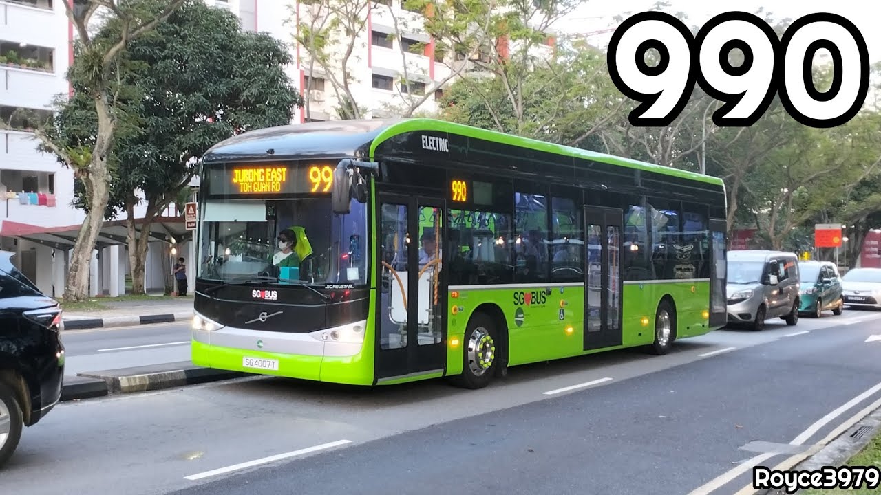 SG4007T on 990 - Tower Transit Volvo BZL (SC Neustar City) - YouTube