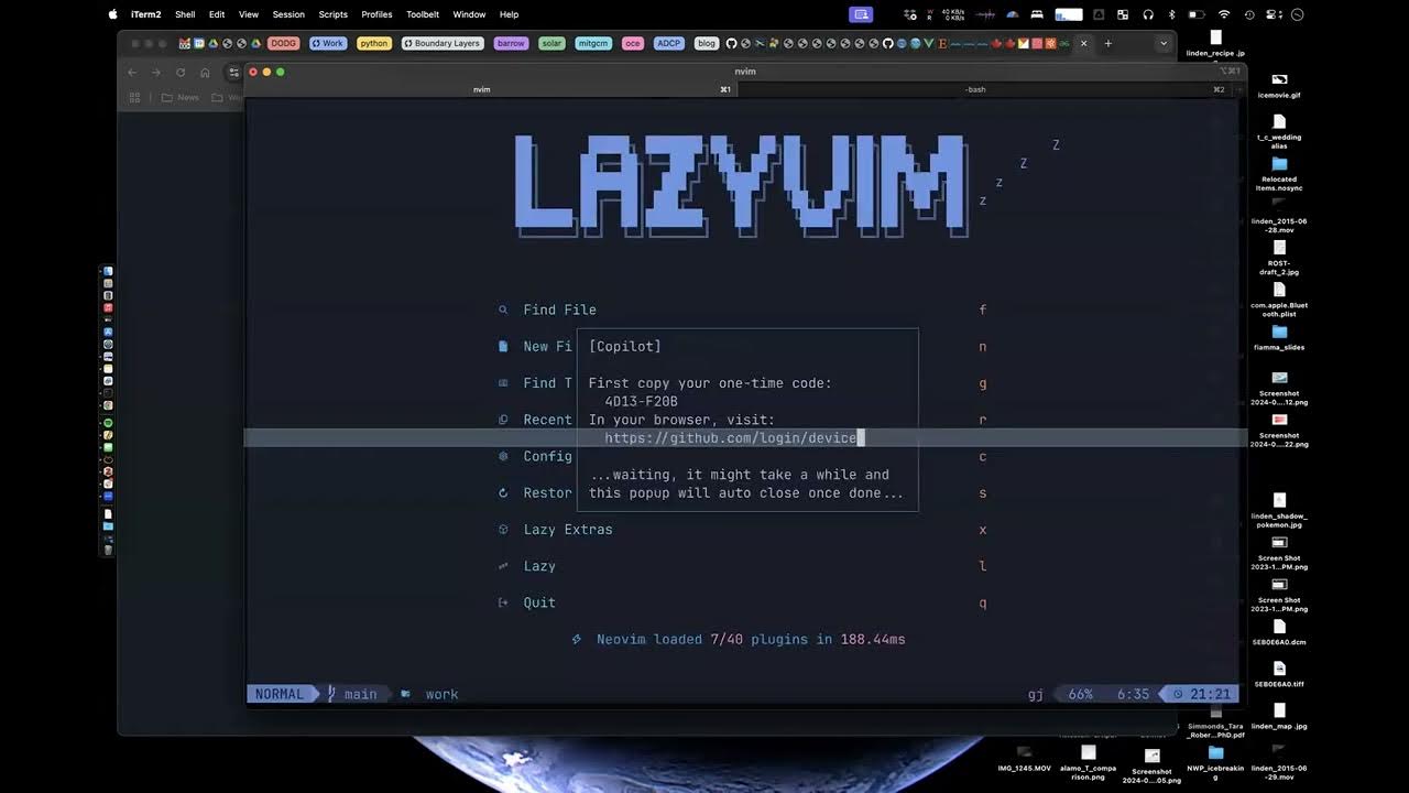 Enabling the copilot plugin for neo/LazyVim - YouTube