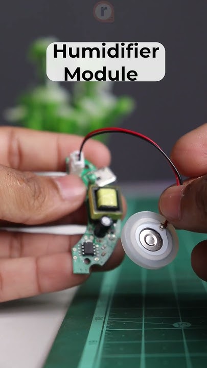 DIY Ultrasonic Humidifier with Atomizing Chip | Simple 5V Setup | Easy ...