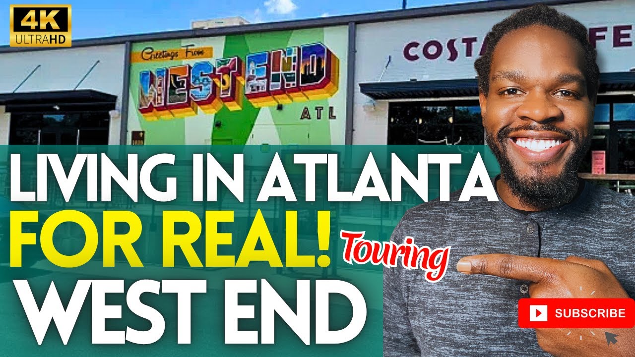 Exploring Atlanta's West End Neighborhood Like Never Before! - YouTube