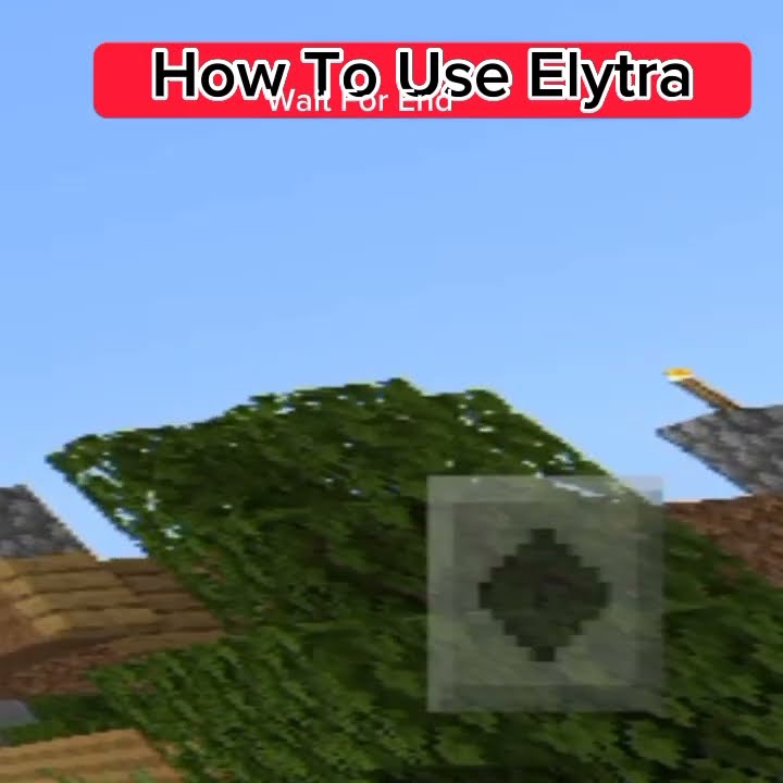 How To Use Elytra In Minecraft Pocket Edition! #minecraft #shorts# ...