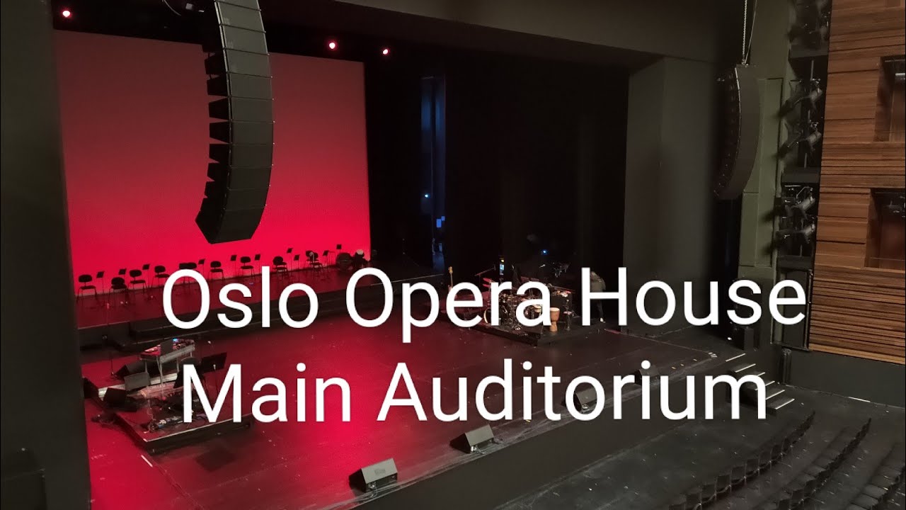 Oslo Opera House - Stunning Main Auditorium / Concert Hall - YouTube