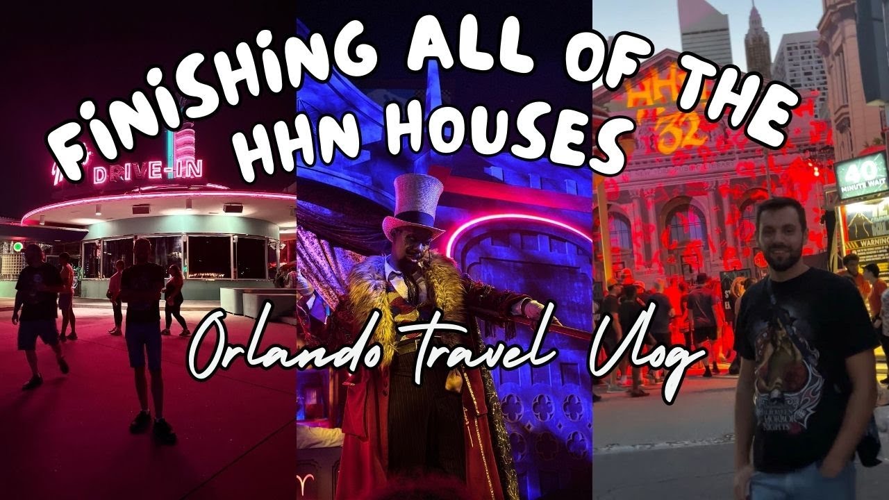 Day 9 - Challenge to finish all HHN houses! - YouTube
