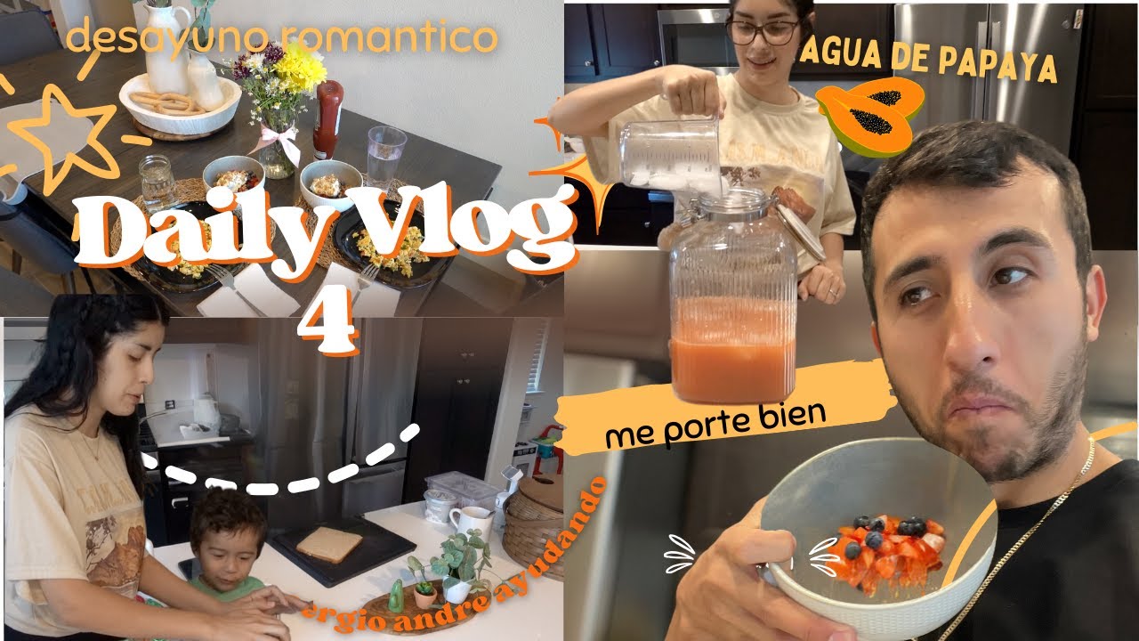 Sorprendí a mi esposa Con este desayuno Romántico ️ Daily Vlog #4 - YouTube