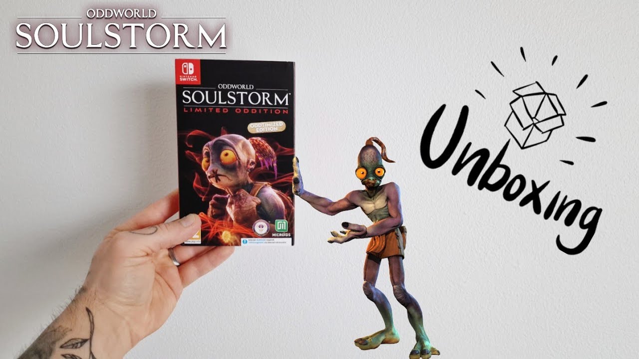 Oddworld Soulstorm Limited Edition Nintendo Switch Unboxing + Gameplay ...