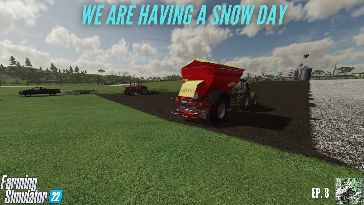 Getting The Fields Ready & Snow Plowing | Ep.8 | Farming Simulator 22 ...