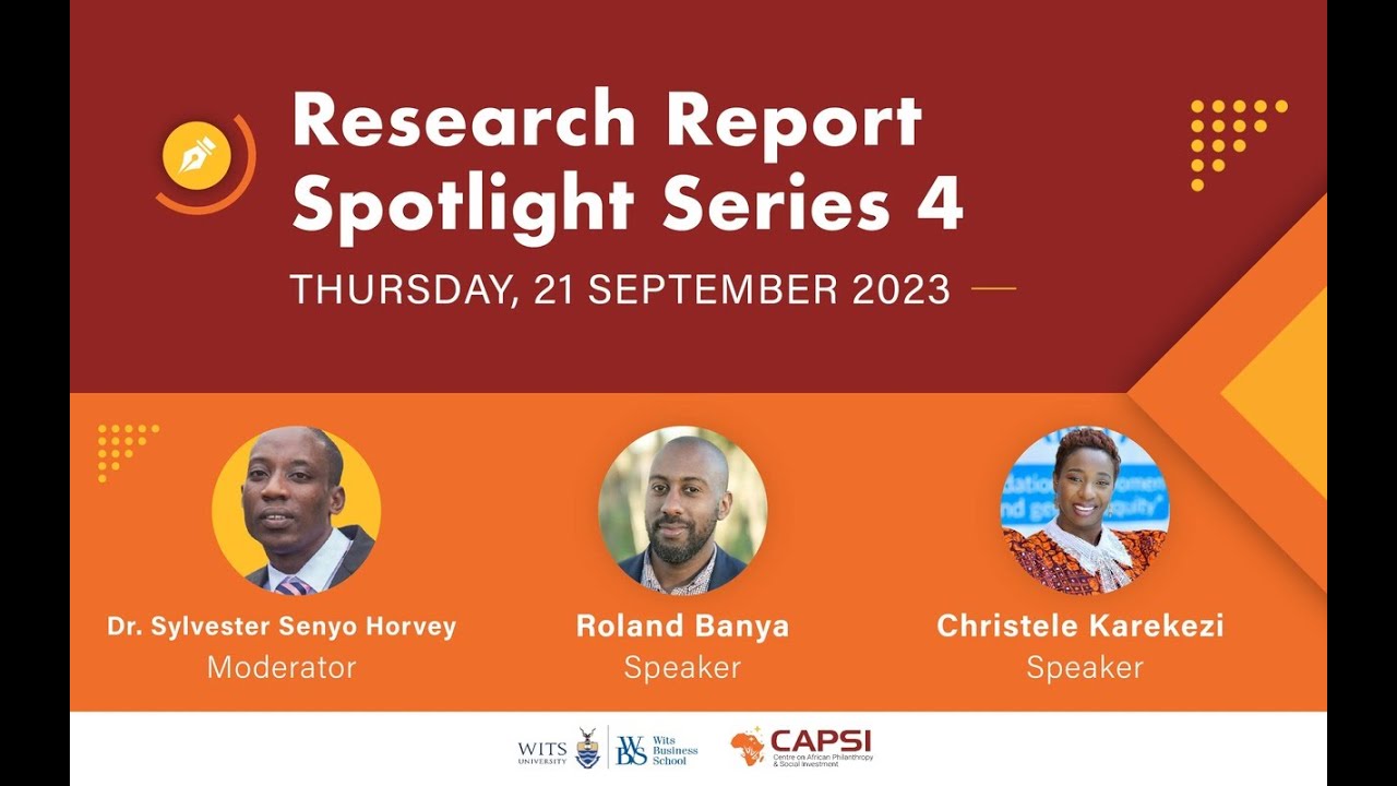 Research Report Spotlight Series 4 - YouTube
