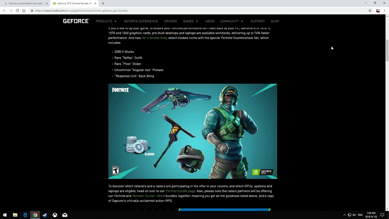 Free Fortnite Counterattack Set Giveaway (Instructions In The Video ...