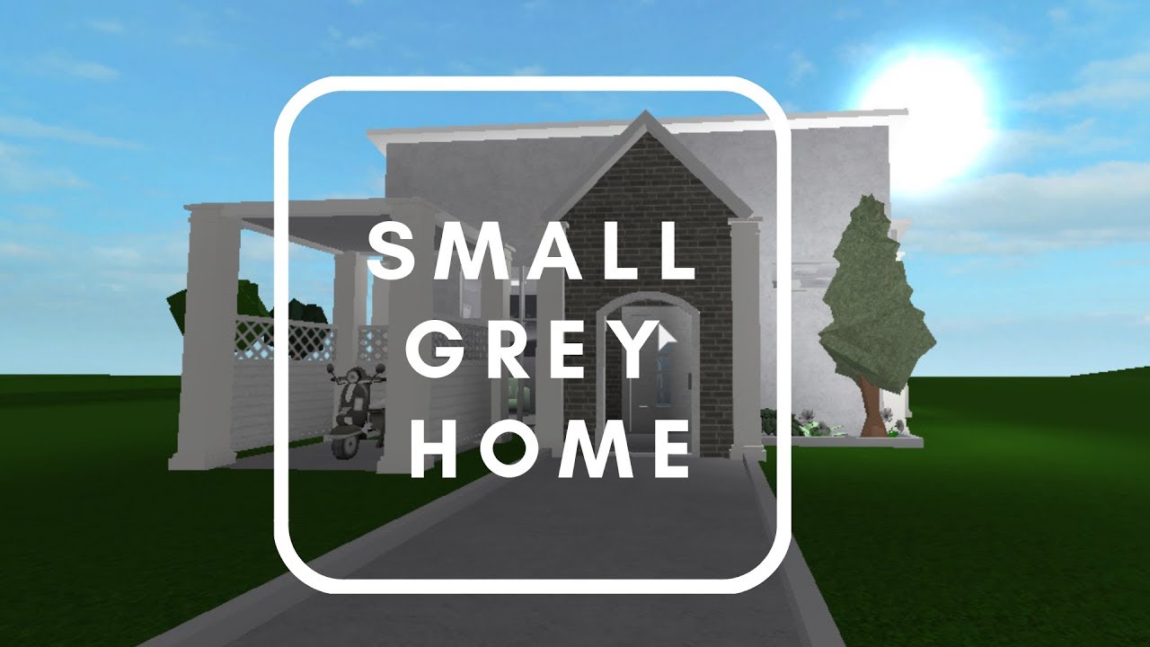 Roblox | Welcome to Bloxburg | Small Grey Home | 21k - YouTube