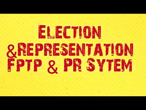 #FPTP #PR SYSTEM #FOCUS AREA #PLUS ONE #ELECTION AND REPRESENTATION ...
