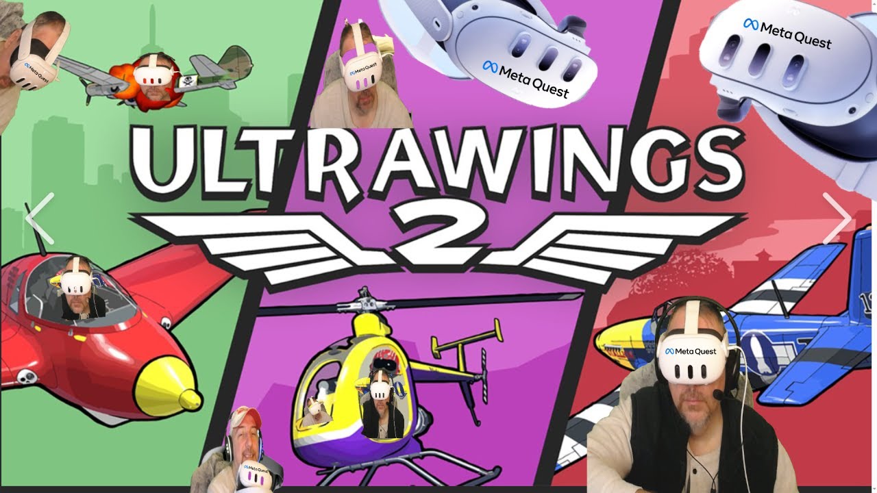 UltraWings 2 - Meta Quest 3 - Top Gun in a Arcade Style VR Flying # ...