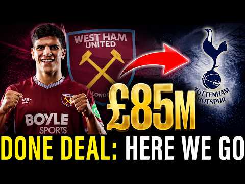Fabrizio Romano: Here We Go! IT'S DONE! Fernandes to Join Tottenham For £85m From West Ham