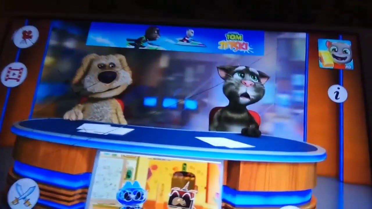 (REUPLOAD!) Talking Tom And Ben News TV Part 2 (Laughing VS Talking ...