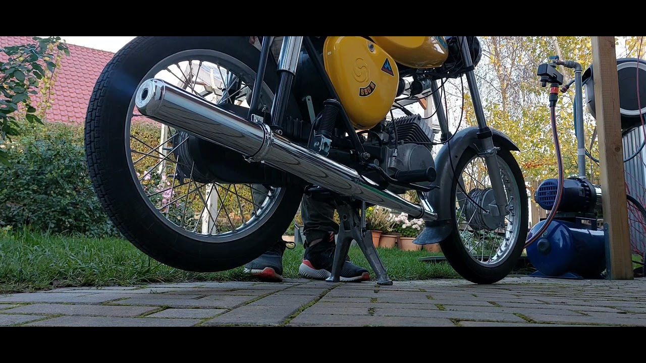 Erster Start meiner s50 Electronic #simson #s50 - YouTube