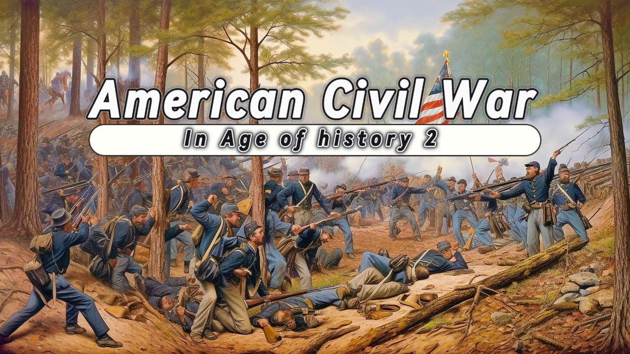 American Civil War in Age of History 2 - YouTube
