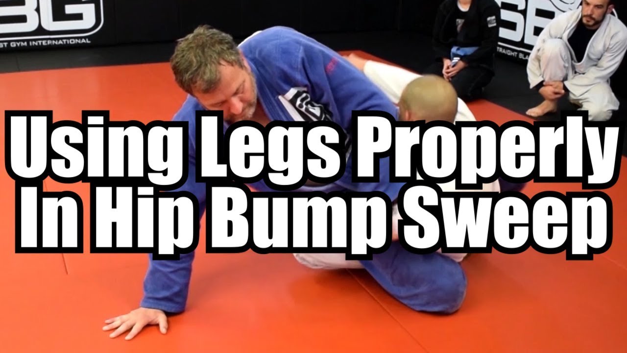 Using The Legs In Hip Bump Sweep - YouTube