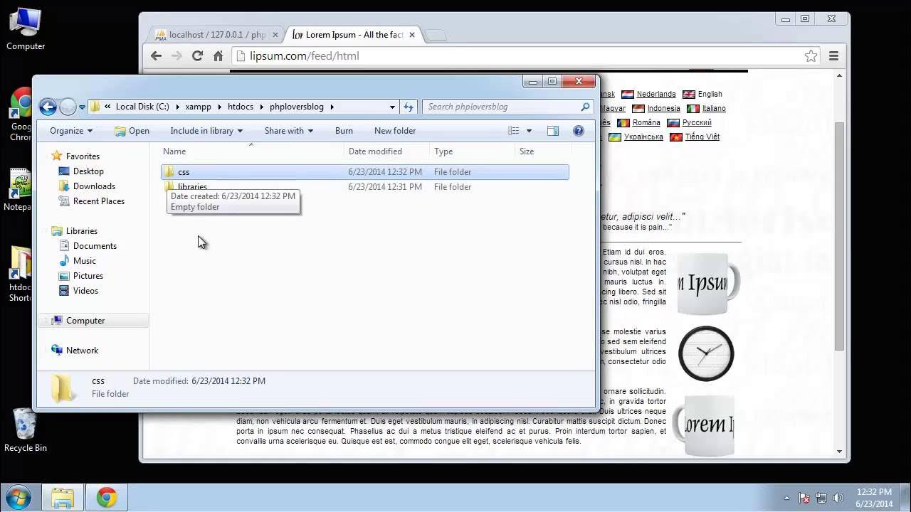 4 14 PHP and MySQL Folder Structure - YouTube