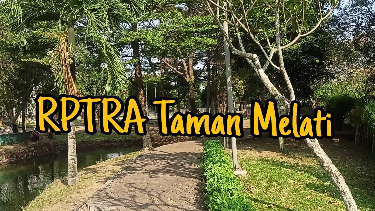RPTRA Taman Melati | Taman asik buat piknik adanya di dalam gang ...