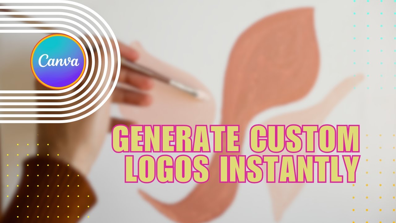How to Generate Custom Logos Instantly using AI in Canva - YouTube