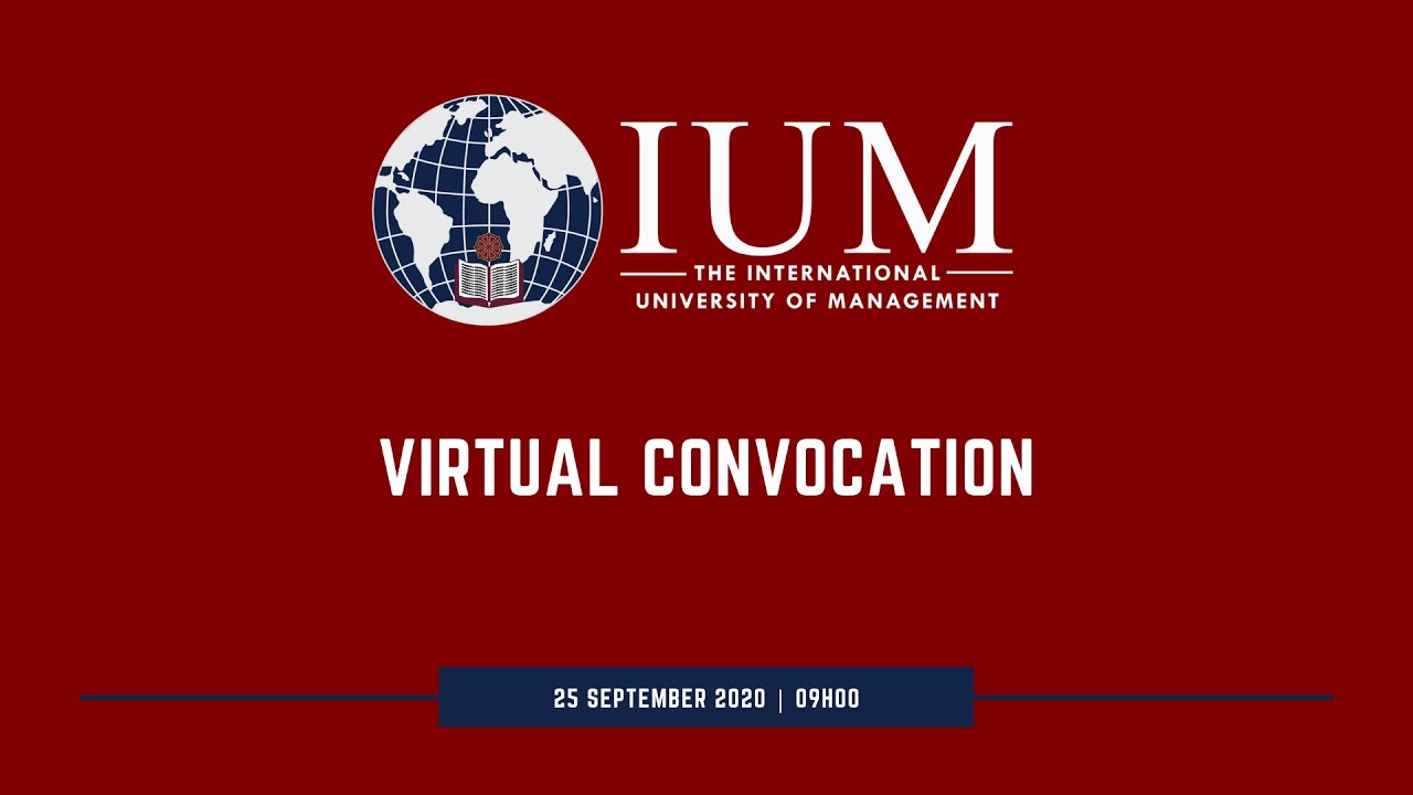 IUM VIRTUAL CONVOCATION 2020 (Video) - YouTube