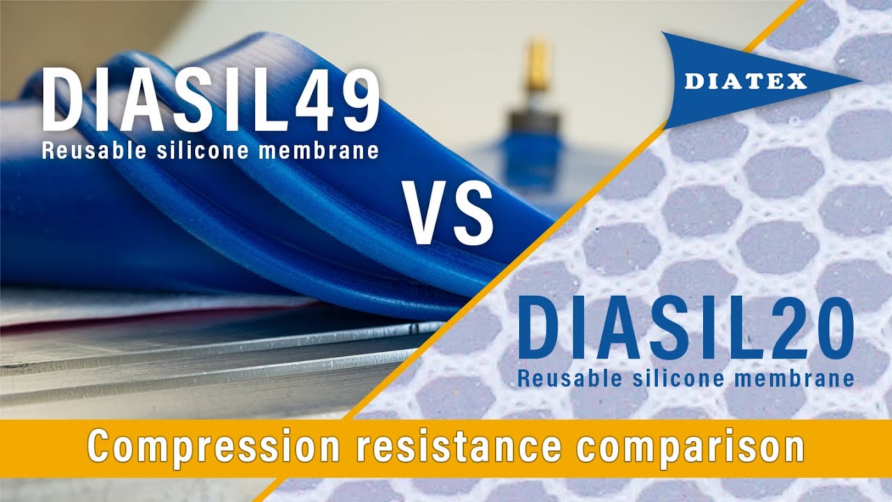 Reusable silicone membranes DIASIL49 VS DIASIL20 : Compression ...